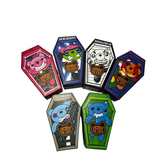 deddy bears | Toys | Complete Set 6 Deddy Bears 5 Coffin Plush Series 3 ...